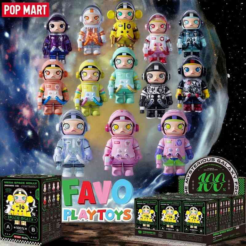 Promo Pop Mart Mega Space Molly 100% Series 2-b Blind Box Figure Diskon 3% Di Seller Favo ...