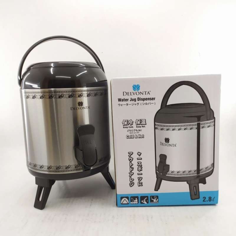 Promo Delvonta Water Jug 2,8 Liter Termos Air Panas Dan Dingin Diskon ...