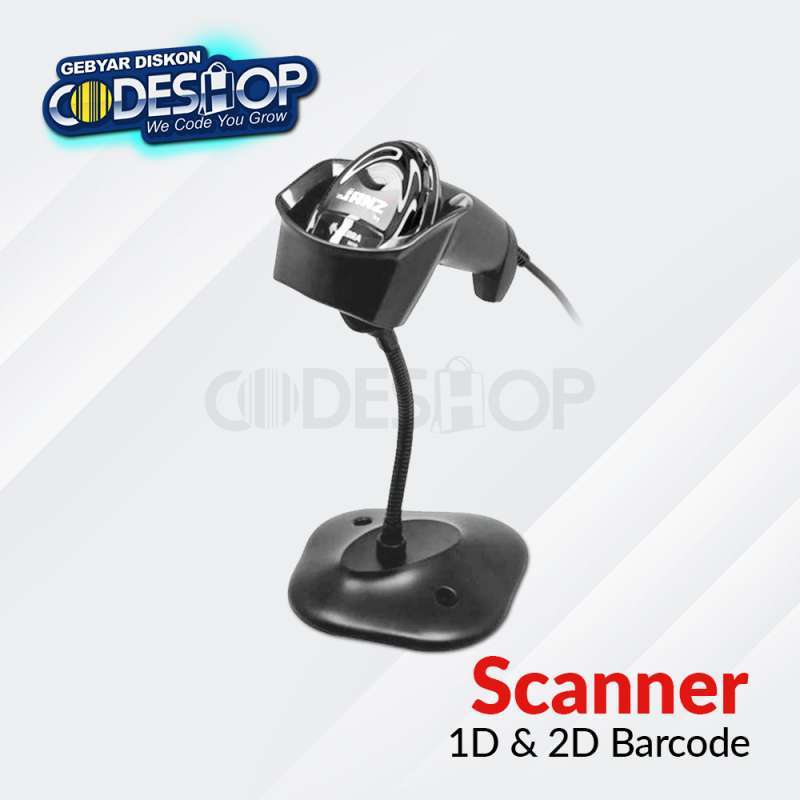 Promo Janz DS1001 Scanner Barcode 1D 2D Imager Scan QR Code USB Plus ...