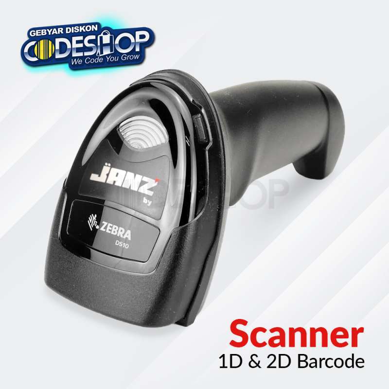 Promo Janz DS1001 Scanner Barcode 1D 2D Imager Scan QR Code USB Plus ...