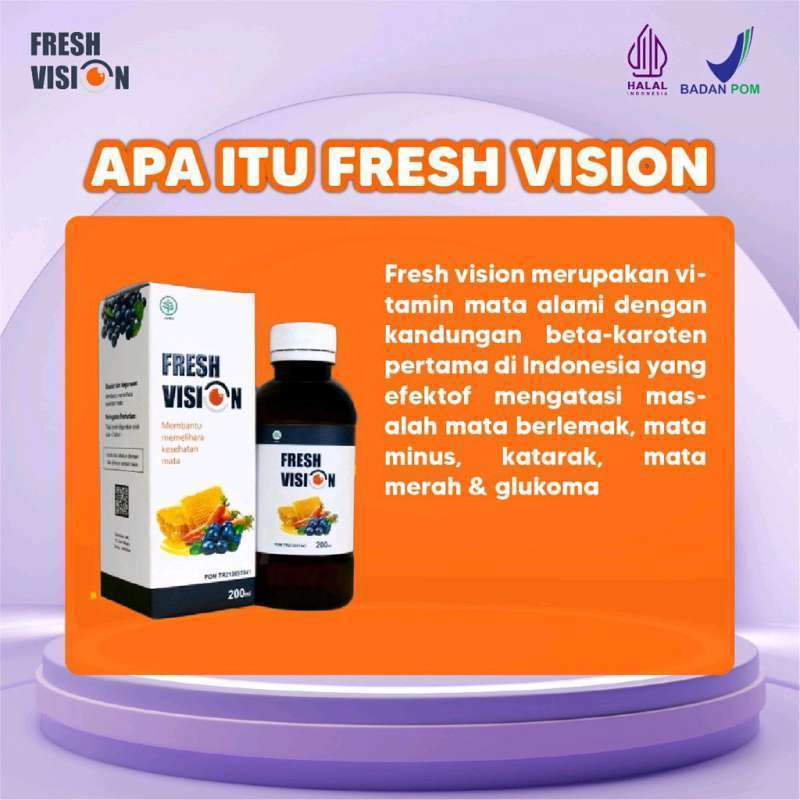 Jual 𝐎𝐅𝐅𝐈𝐂𝐈𝐀𝐋 𝐒𝐓𝐎𝐑𝐄 Madu Fresh Vision Original Suplemen Kesehatan Mata ...