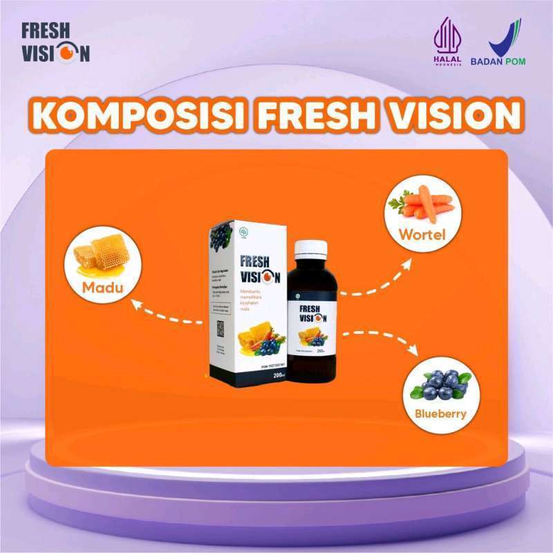 Jual 𝐎𝐅𝐅𝐈𝐂𝐈𝐀𝐋 𝐒𝐓𝐎𝐑𝐄 Madu Fresh Vision Original Suplemen Kesehatan Mata ...