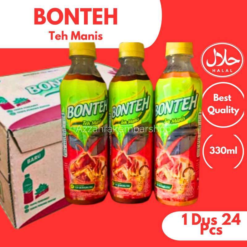 Jual Minuman Bonteh Teh Botol - Bonte Teh Manis 1 Dus Karton Isi 24 Pcs ...