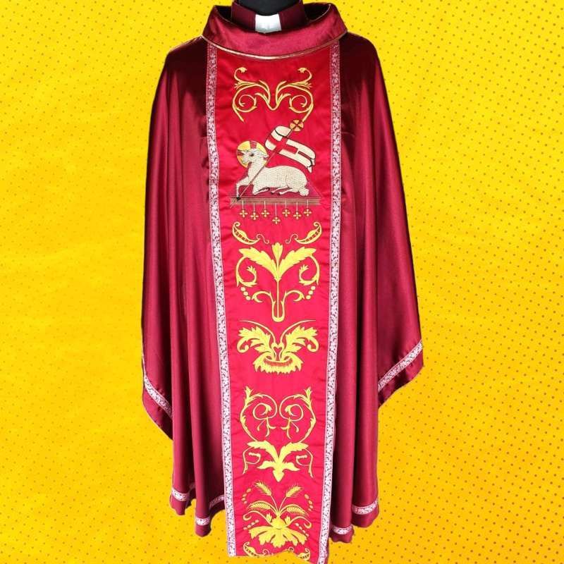 Jual Kasula Romo Imam Katolik 555/Bordir/Kasula Pastor Katolik di ...