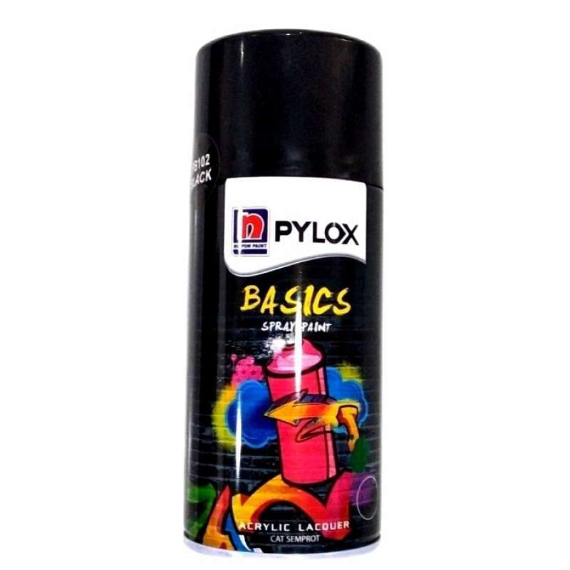 Jual PYLOX BASICS Spray Paint 300cc Acrylic Lacquer Cat Semprot BASIC ...