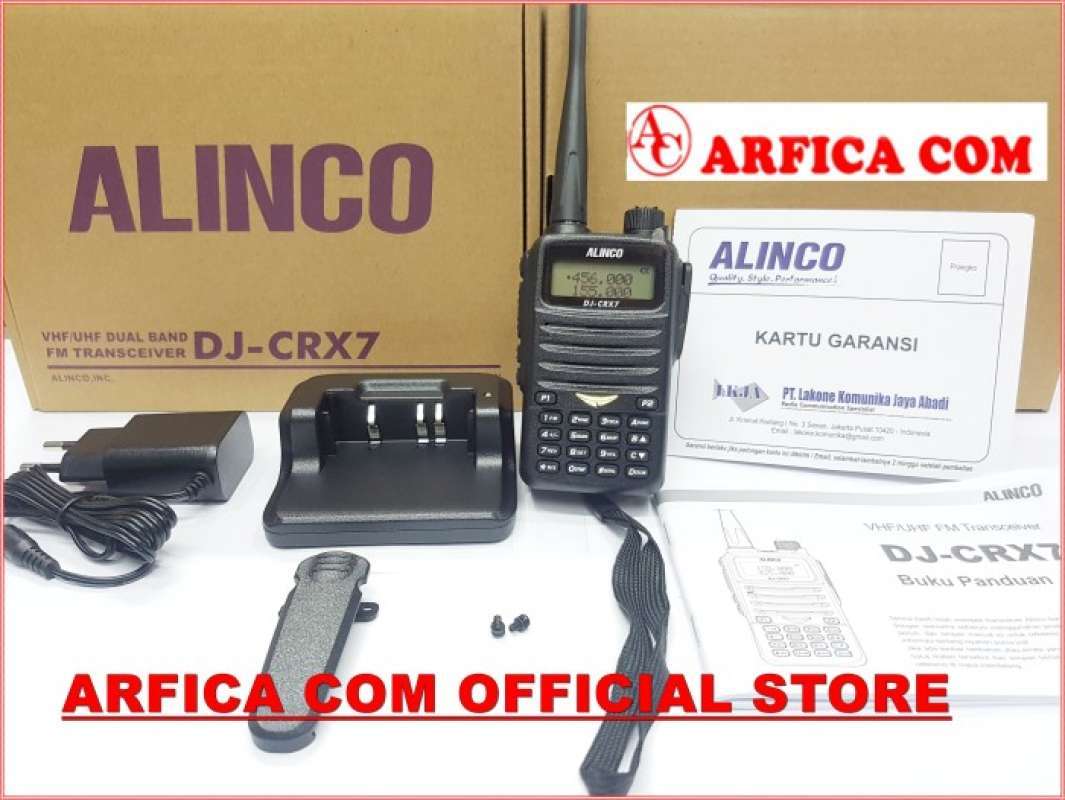 Promo Ht Alinco Crx7 / Alinco Crx 7dualband Resmi Baru Diskon 5% Di Seller Breath Shop ...