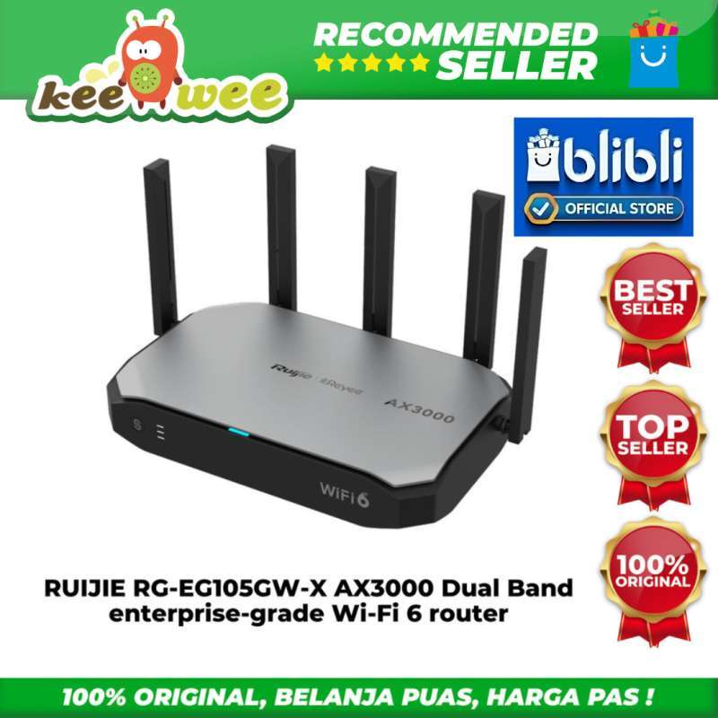 Jual Ruijie Rg-eg105gw-x Ax3000 Dual Band Enterprise-grade Wi-fi 6 ...