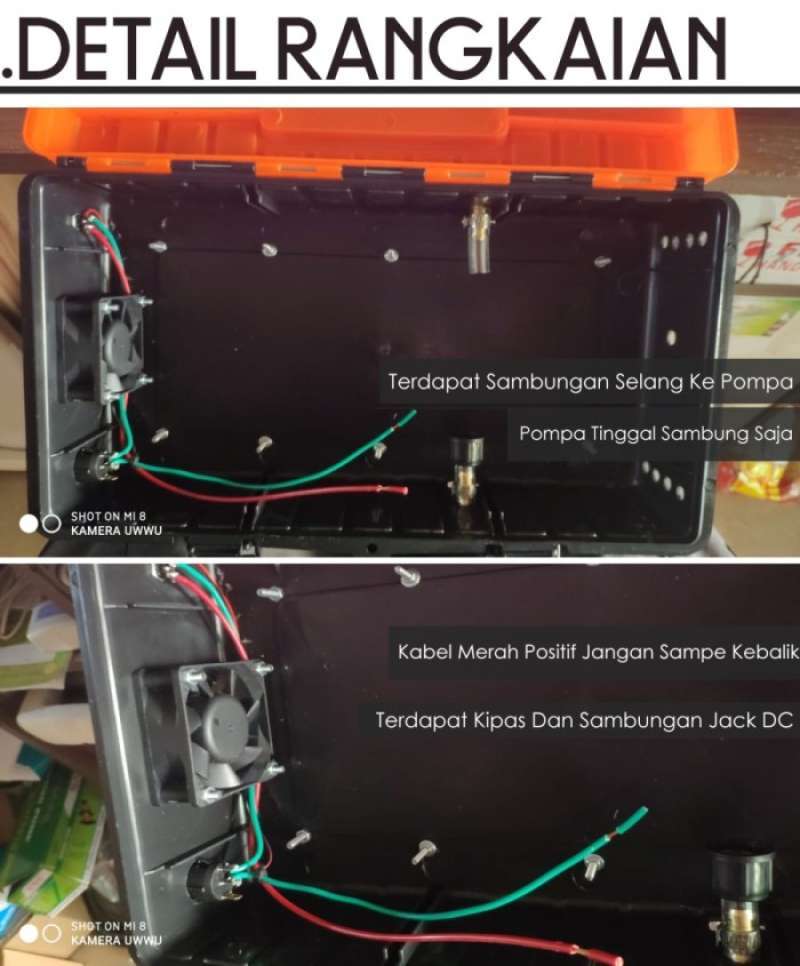 Promo Paket Box Rakitan Tanpa Pompa - Khusus Pompa Dc 12v Dual Pump ...