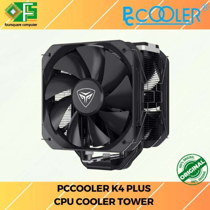 Jual CPU Cooler PCCooler K4 PLUS 4 Heatpipes | Fan Processor Tower di Seller Foursquare Computer ...