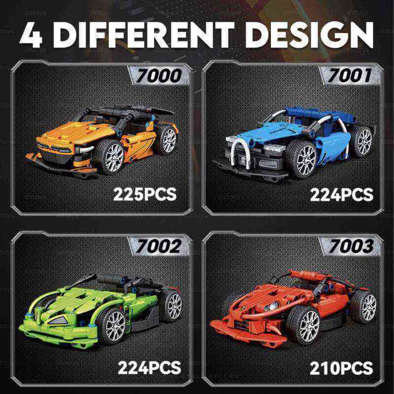 Jual Sembo Block Technique Famous Racing Car 7000-7003 - 7001 Di Seller ...