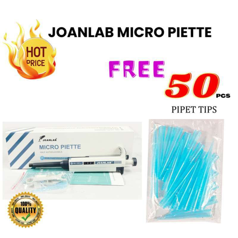 Promo Adjustable Mikropipet Mikro Pipet Micro Pipet Micropipet 100-1000 ...