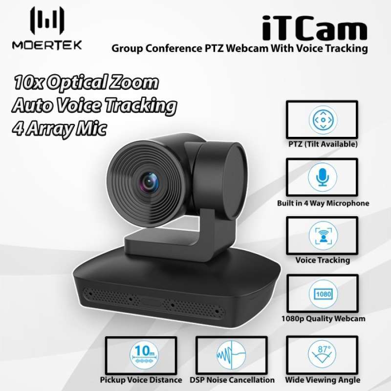 Promo Sale Video Conference Webcam 10X Optical Z00M Ptz Camera Itcam By Moertek Baru Diskon 2% ...