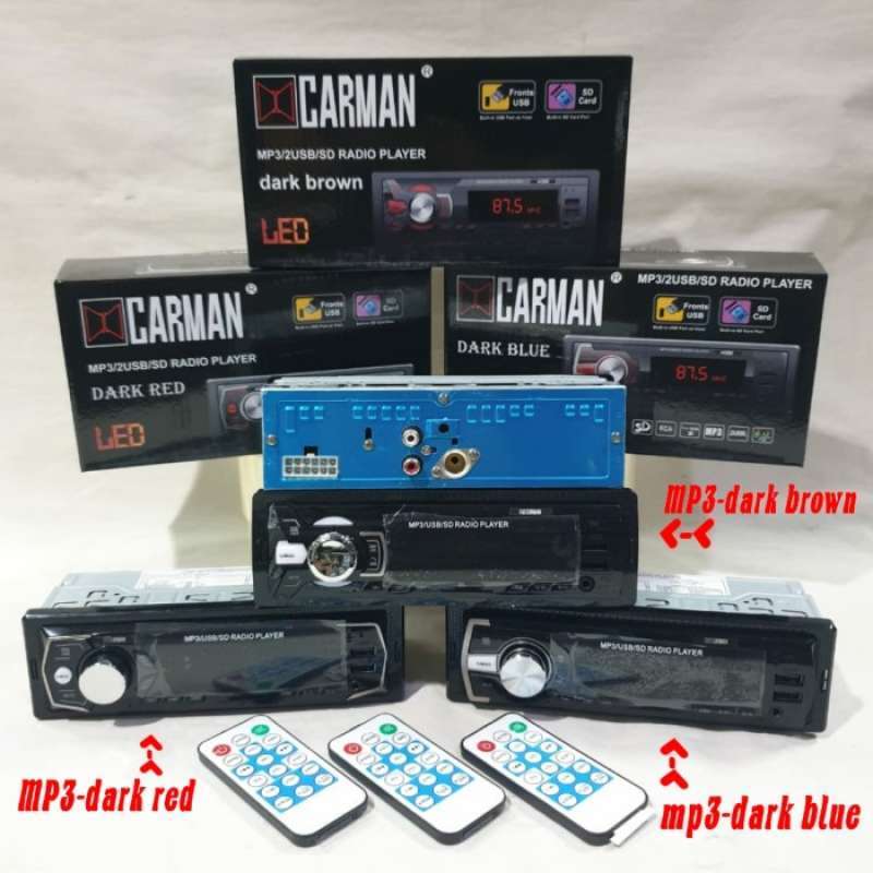 Promo Tape Mobil Single Din Carman Usb Sd Radio Baru Diskon 33% Di ...