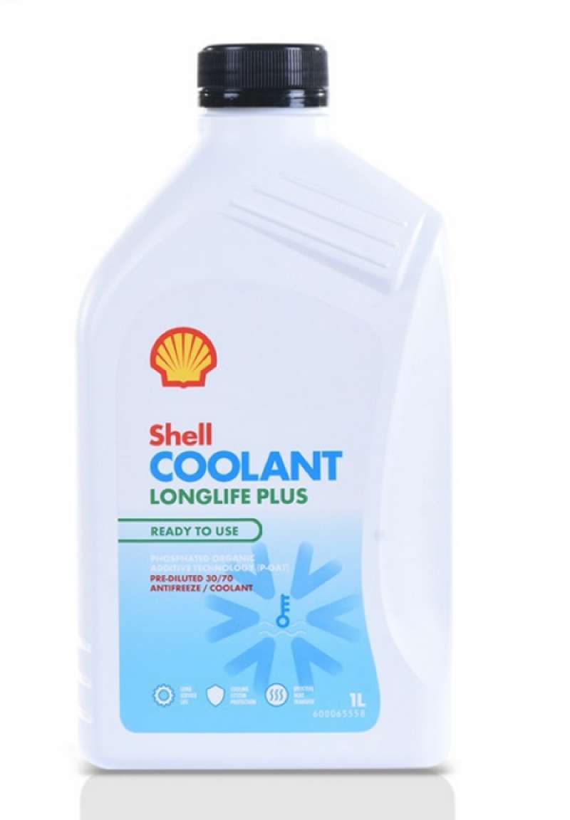 Promo air radiator coolant shell longlife plus rtu 1 liter hijau-65884 ...