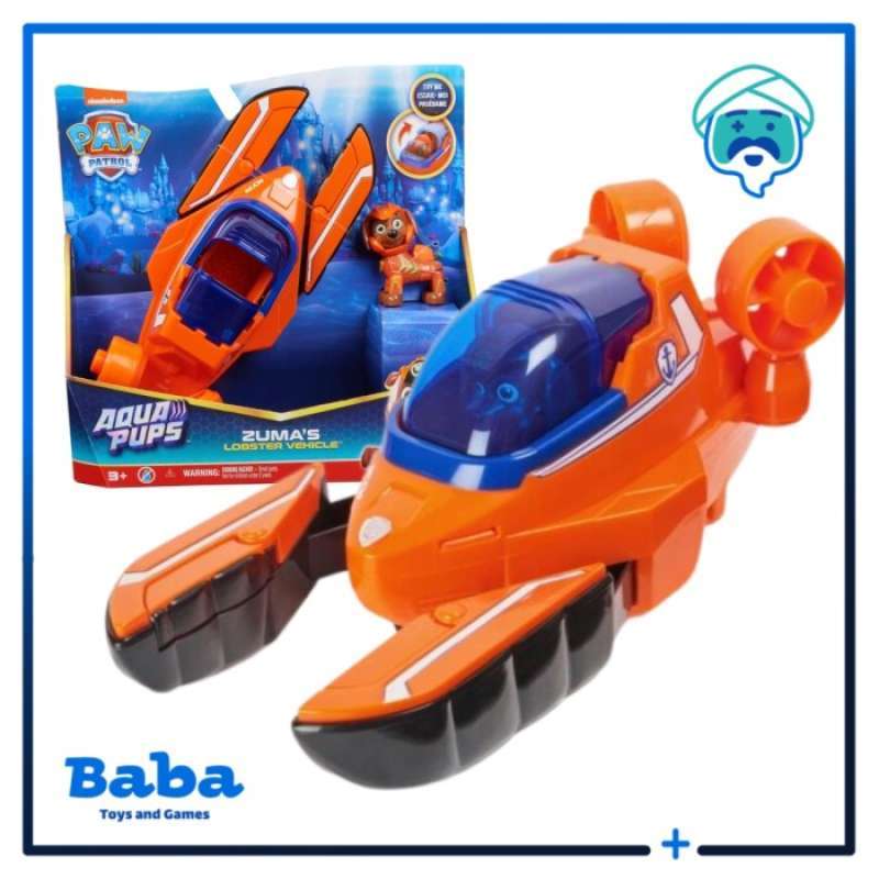 Promo Paw Patrol Aqua Pups Zuma Zuma's Lobster Vehicle Toy Figure Set ... Promo Paw Patrol Aqua Pups Zuma Zuma's Lobster Vehicle Toy Figure Set ...