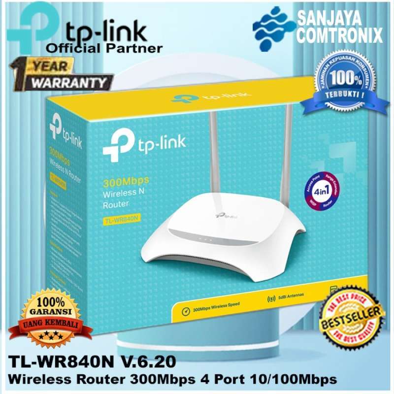 Promo New Tp-Link Tl-Wr840N 300Mbps Router Wireless N Speed Terbaik ...