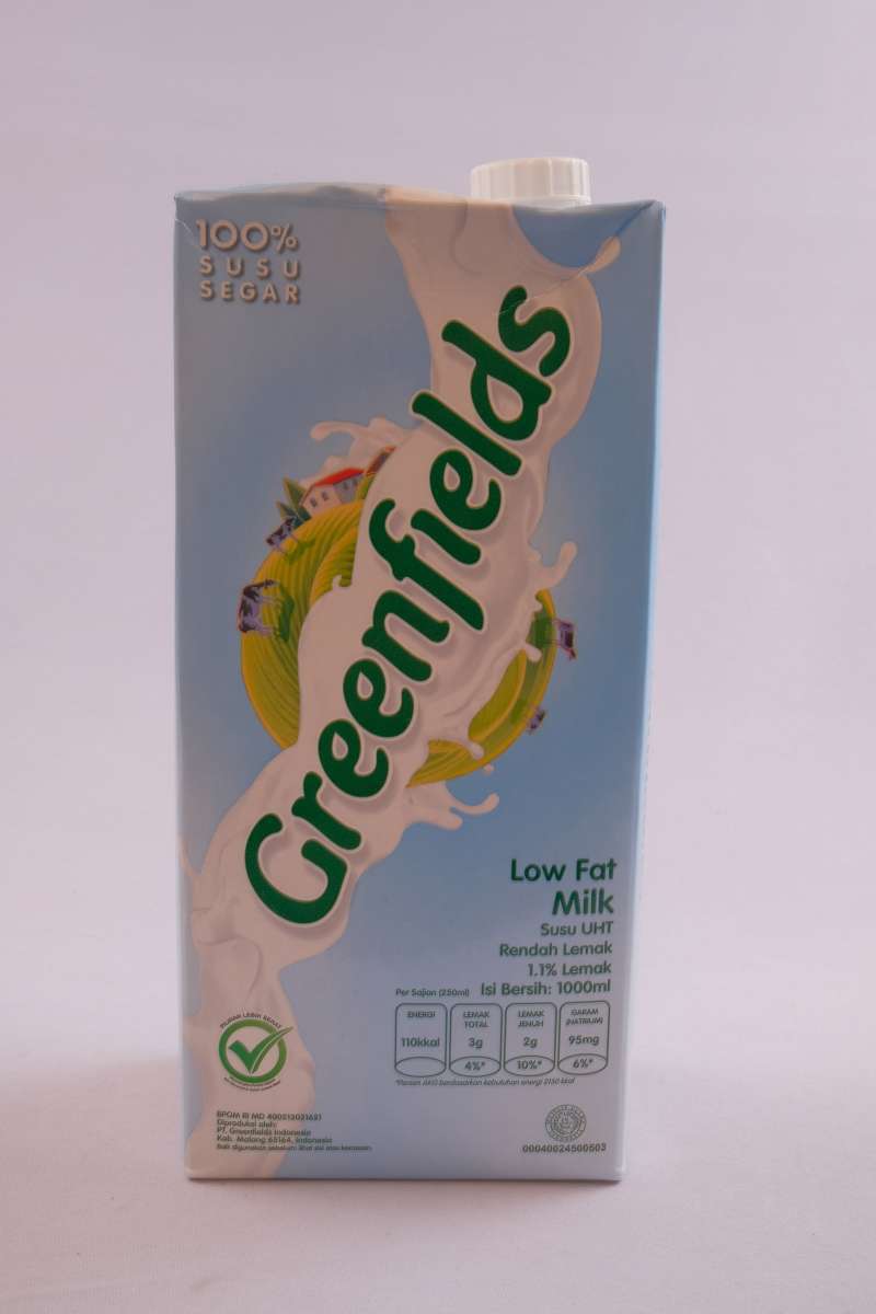 Jual Greenfields Low Fat Milk 1000ml / Susu Greenfields Low Fat 1 Liter ...
