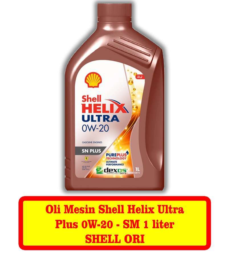 Jual Oli Mesin Shell Helix Ultra Plus 0W-20 - SM 1 liter SHELL ORI ...