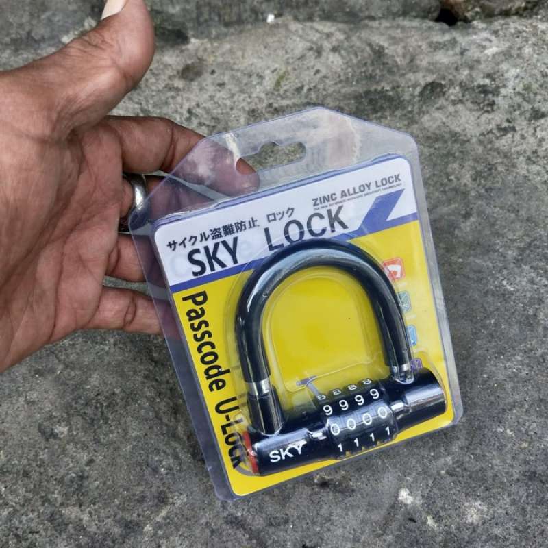 Jual Gembok Angka - Gembok Kode - Pengaman Kode- Pengaman Motor / Pagar ...