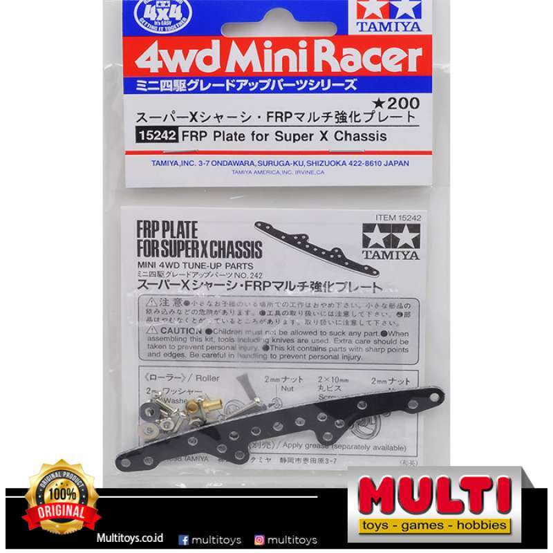 Jual Tamiya 15242 Frp Plate For Super X Chassis 99864 Di Seller Multi ...