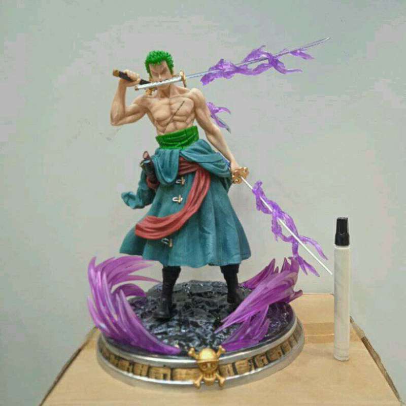 Jual Sale Mainan Static Figure Roronoa Zoro Big Fig Tinggi Sekitar 14 ...