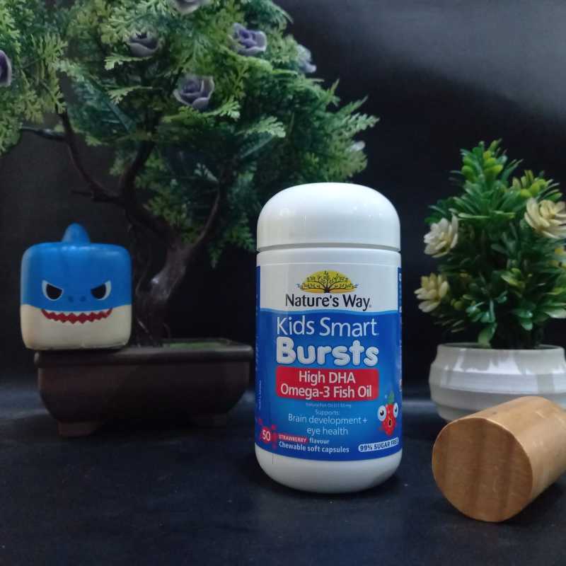 Jual Nature's Way Kids Smart Bursts High DHA Omega 3 Fish Oil 50 ...