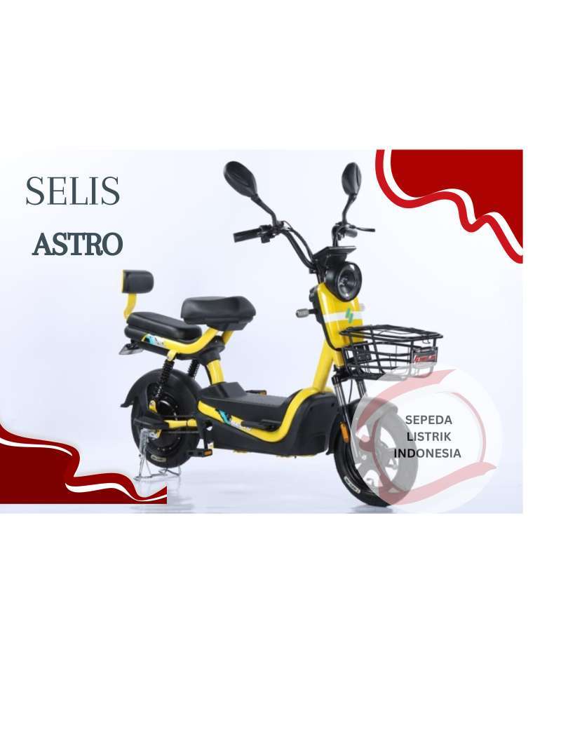 Promo Sepeda Listrik Selis Astro E Bike Selis 48 Volt / 12 Ah - Biru ...