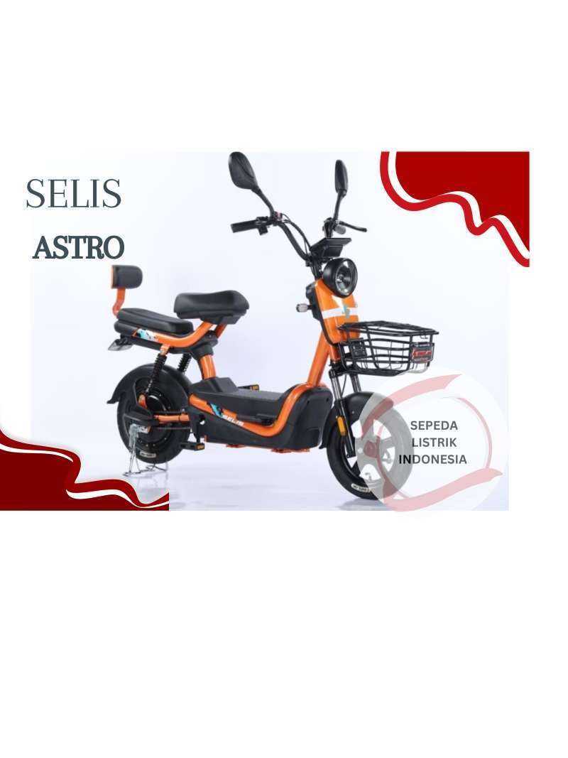 Promo Sepeda Listrik Selis Astro E Bike Selis 48 Volt / 12 Ah - Biru ...