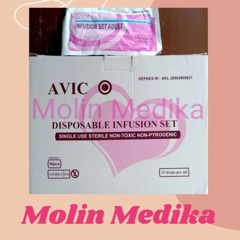 Promo Infuset Avico Dewasa / Selang Infus Dewasa Avico Isi 50 Pcs ...