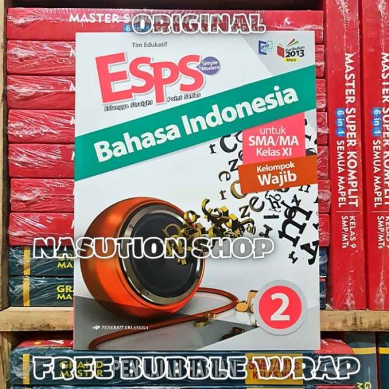 Jual Esps Bahasa Indonesia Kelas 2 Sma Erlangga Wajib Di Seller Pilihan Shop - Harapan Jaya ...