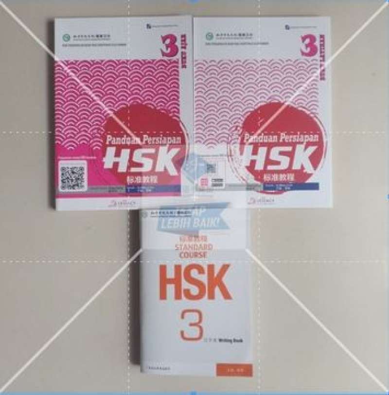 Jual Paket Buku HSK 3 Panduan Persiapan & Writing Book (3 Jilid & QR Audio) di Seller Pilihan ...