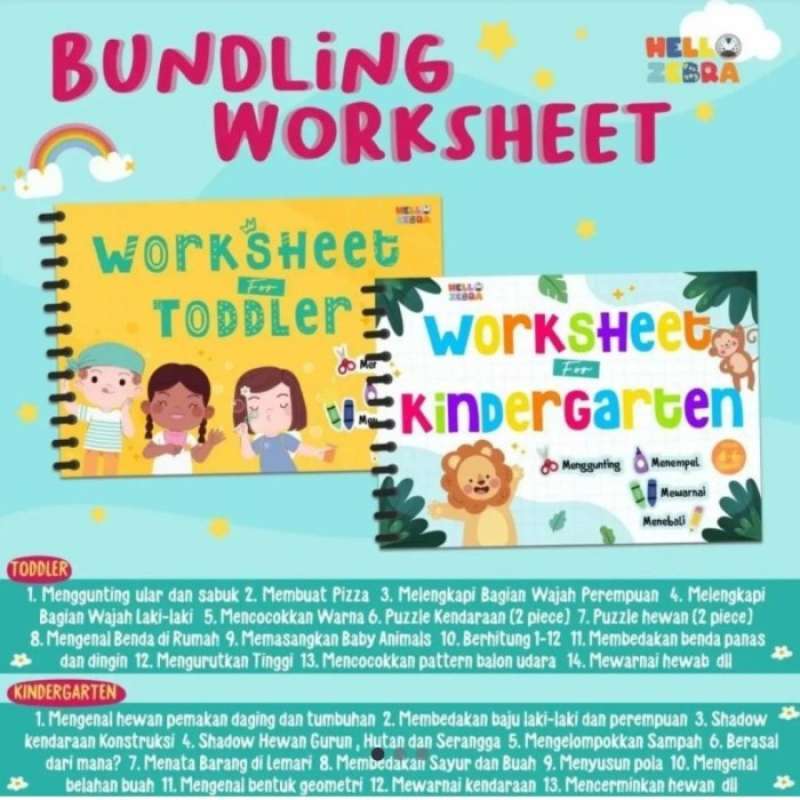 Jual Buku Worksheet For Toddler ( 2-3 Tahun) Di Seller Pilihan Shop ...