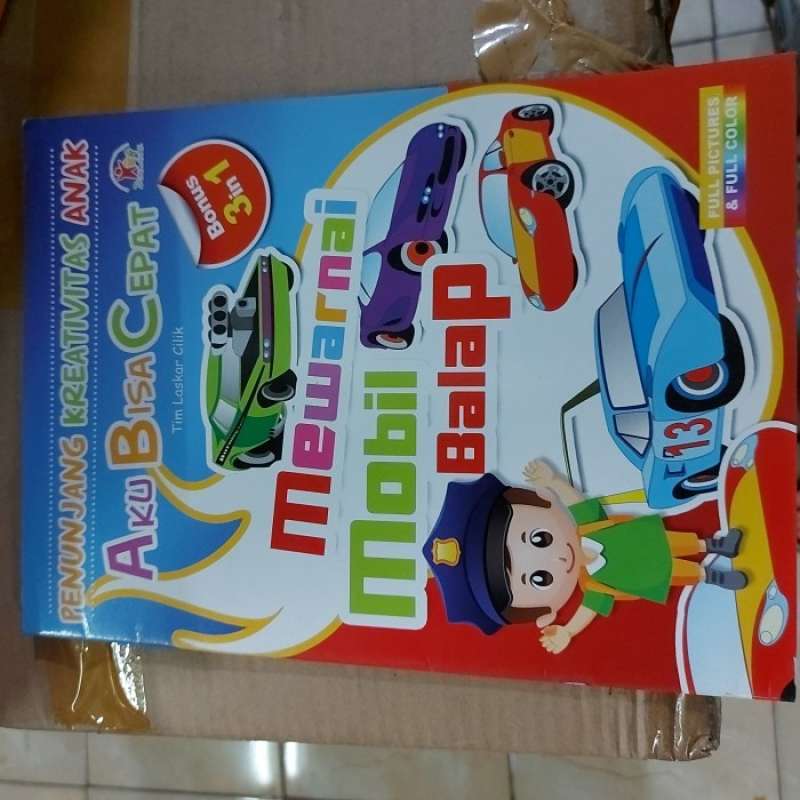 Promo Buku Paling Gampang Mewarnai Mobil Balap Diskon 23% di Seller ...