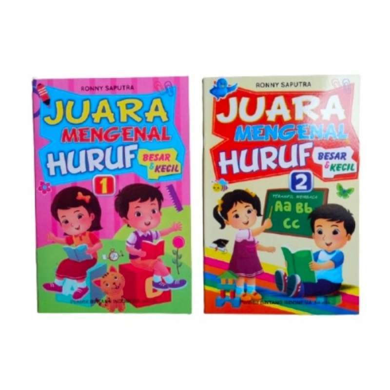 Promo Buku Anak 1 Paket Juara Menulis Huruf Besar Kecil Diskon 23% Di ...