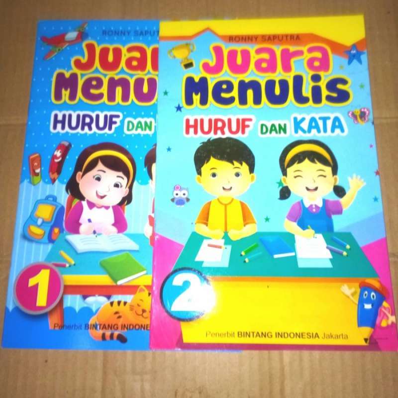Promo Buku Juara Menulis Huruf Dan Kata 1+2 Diskon 23% Di Seller Faika ...