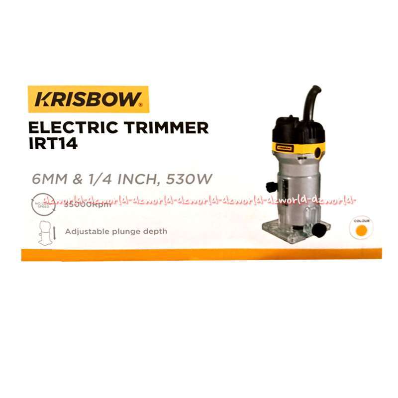 Jual Krisbow Electric Trimmer 6mm Irt14 Alat Mesin Profil Router Kayu ...