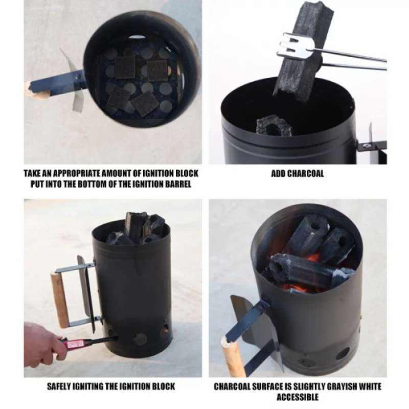 Jual Charcoal Starter Tempat Pembakaran Arang Barbeque Di Seller ...