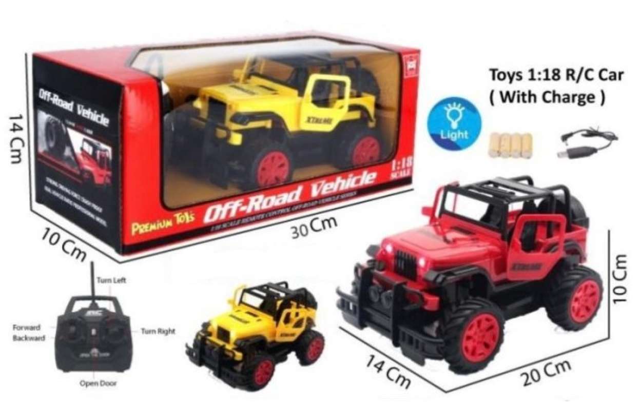 Promo Mainan Anak Remote Control Rc Jeep Off Road Vehicle Series Scale 1:18 Diskon 9% Di Seller ...