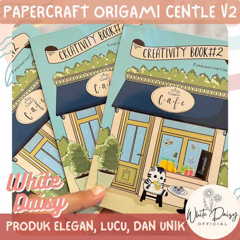 Promo Buku Paper Craft Anak Centle Ver.2 Origami Kirigami Premium Book ...