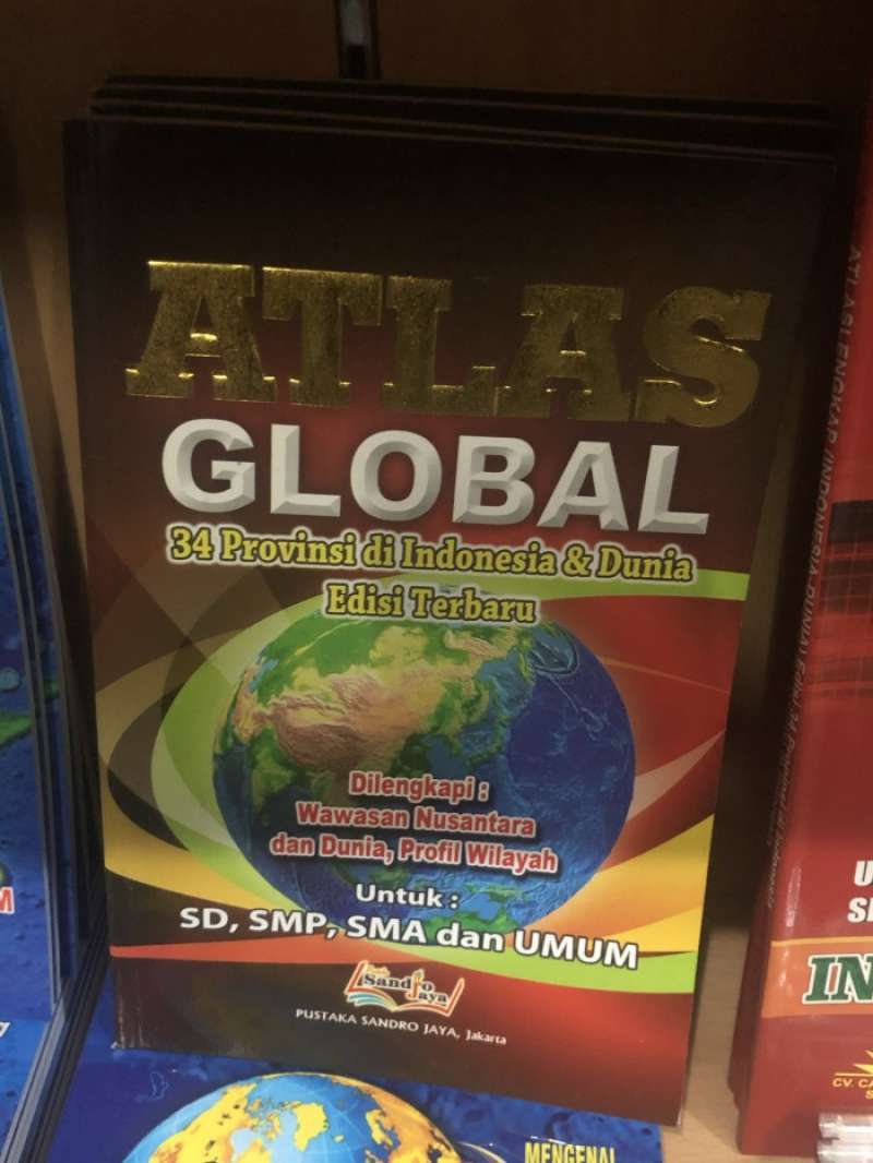 Promo Buku Atlas Peta Dunia Diskon 23% Di Seller Faika - Cengkareng ...