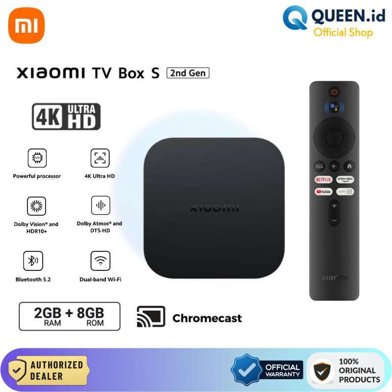 Jual Xiaomi Mi Tv Box S 2nd Gen 4k Hdr10 Smart Ultra Hd Dolby Google Tv ...
