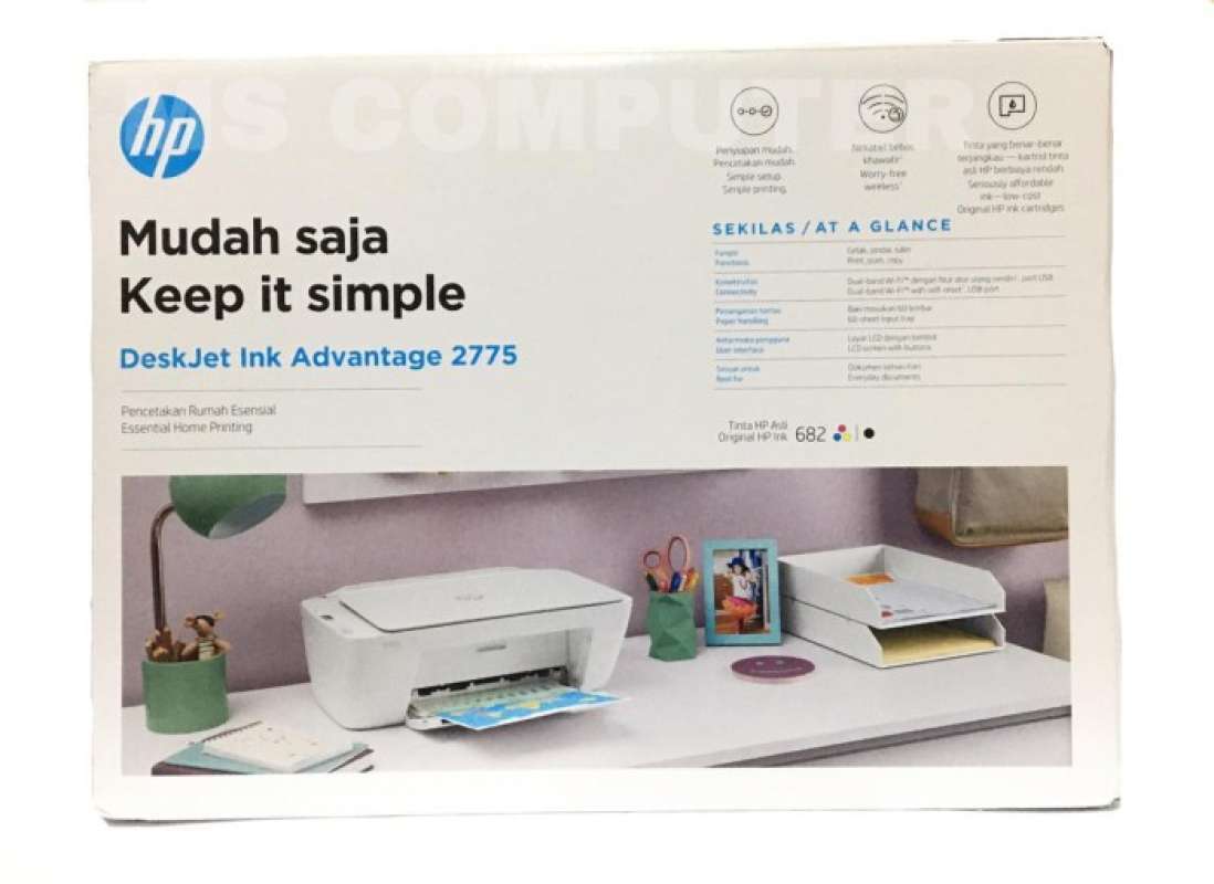 Jual Printer Hp Deskjet Ink Advantage 2775 Wireless (print,scan,copy ...