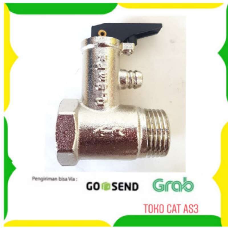Promo Stop Kran Water Heater/kran Safety Valve/stop Kran Diskon 33% Di ...