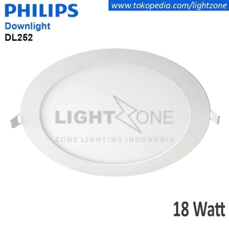 Jual Lampu Philips Downlight Slim Led 18 Watt Original Murah - Harga ...