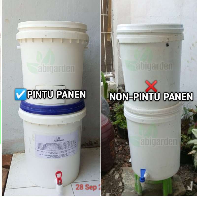 Promo Paket Komposter Ember Tumpuk Pengolahan Sampah Organik Kompos ...