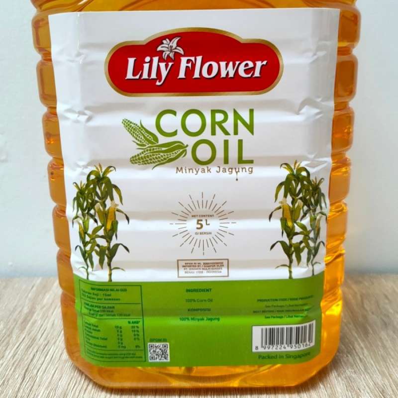 Promo Lily Flower Corn Oil 5l - Minyak Jagung Lilyflower 5 L Goreng Mpasi Diskon 23% Di Seller ...