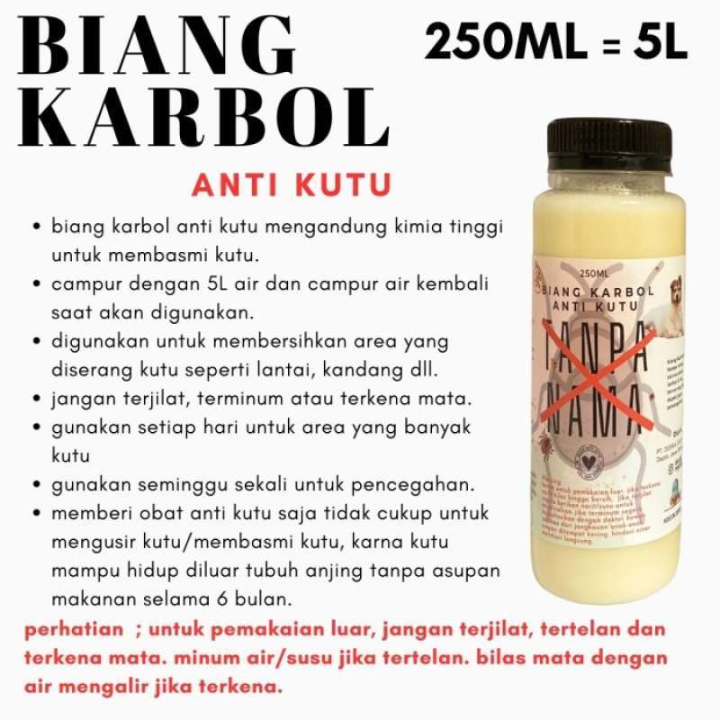 Promo Biang Karbol Anti Kutu 5 L Diskon 23% Di Seller Tummy Store ...