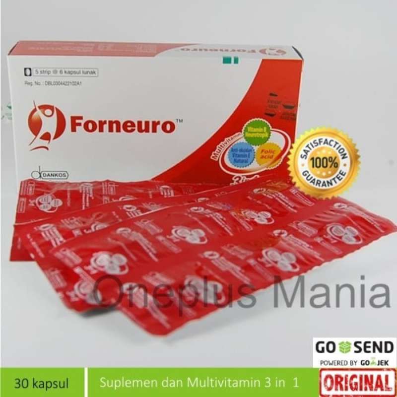 Promo FORNEURO SUPLEMEN MULTIVITAMIN DAN ANEMIA Diskon 33% di Seller ...