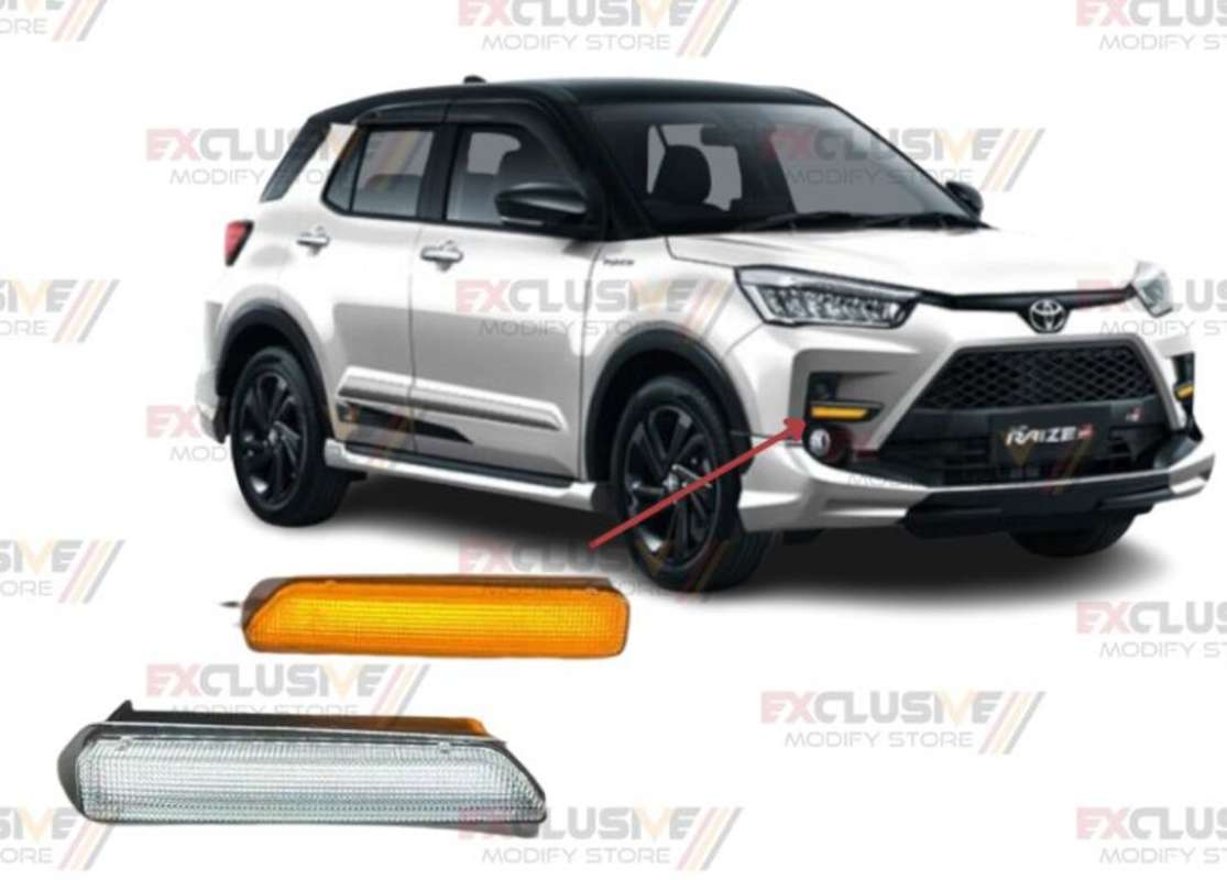 Jual TOYOTA RAIZE FOGLIGHT DRL LED FRONT BUMPER SEQUENTIAL RUNNING SEIN ...