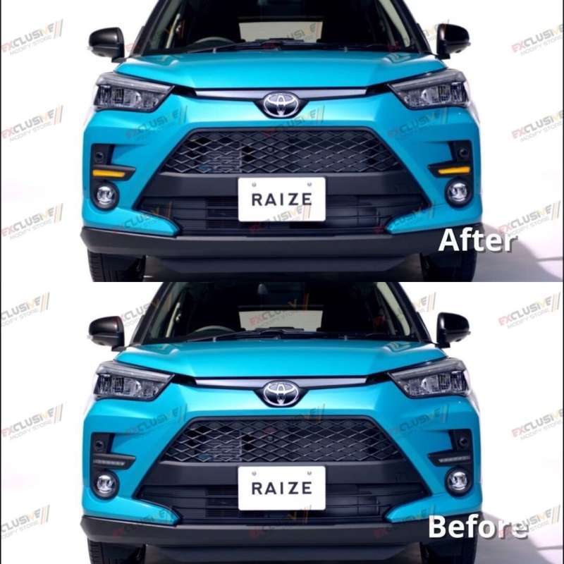 Jual TOYOTA RAIZE FOGLIGHT DRL LED FRONT BUMPER SEQUENTIAL RUNNING SEIN ...